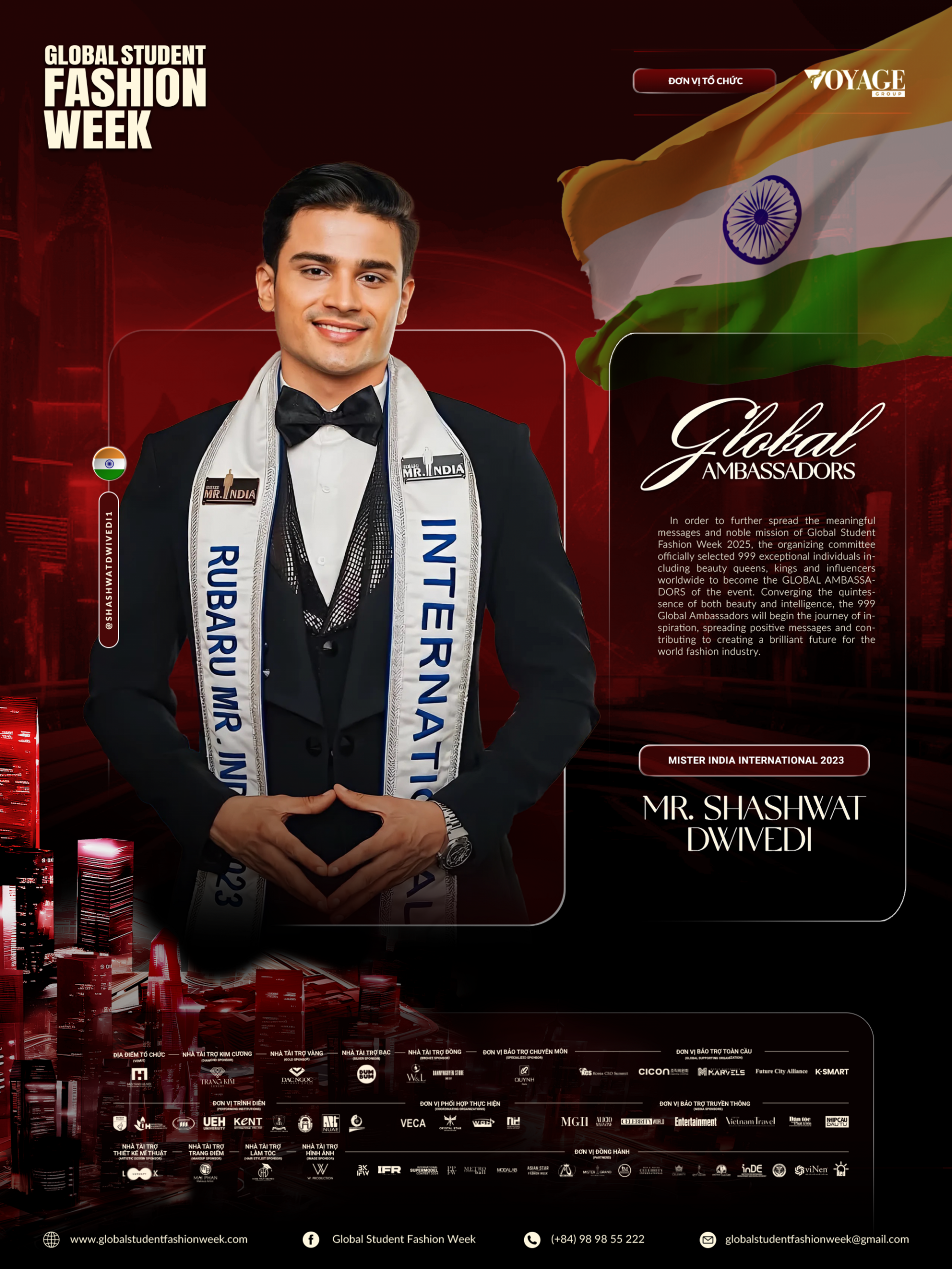 Shashwat Dwivedi – International spirit imbued with Eastern identity | ANA-MODE