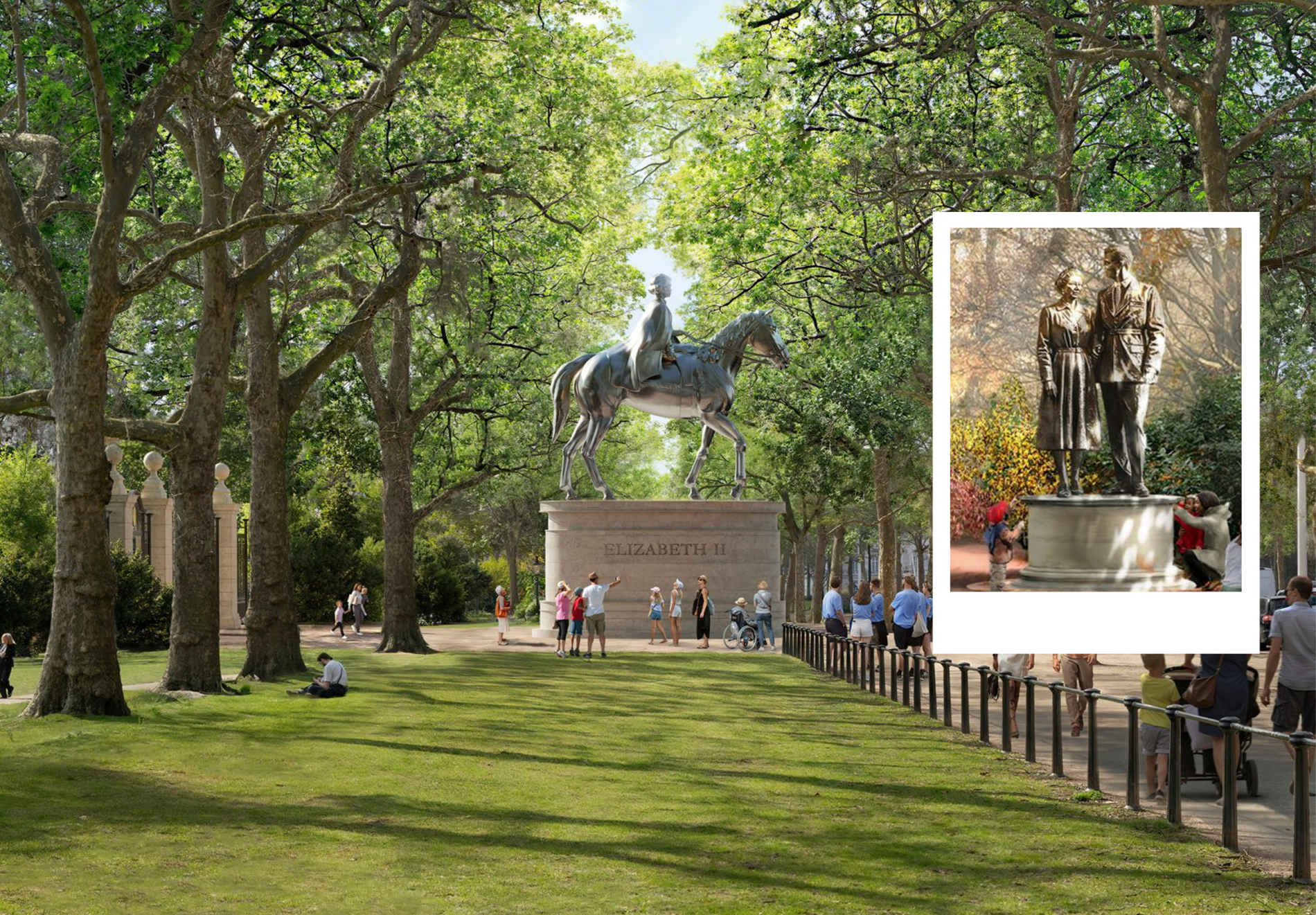 New public memorial for Queen Elizabeth II to feature glass bridge and ...