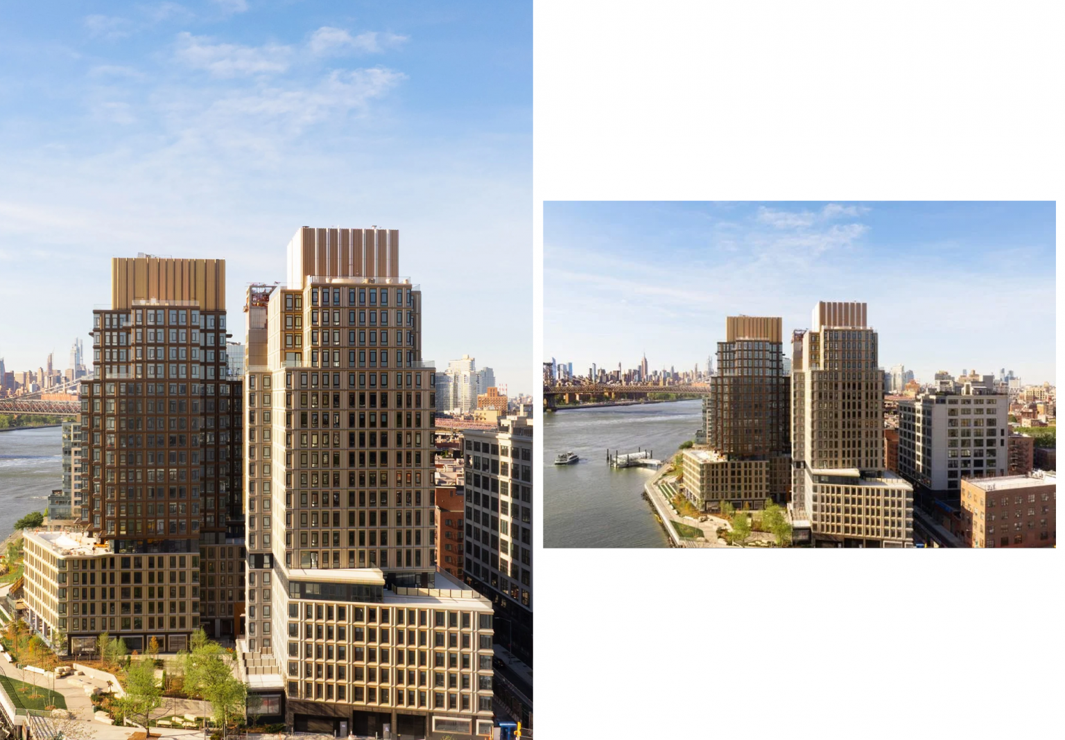 Brandon Haw Architecture unveils twin metallic towers on the ...