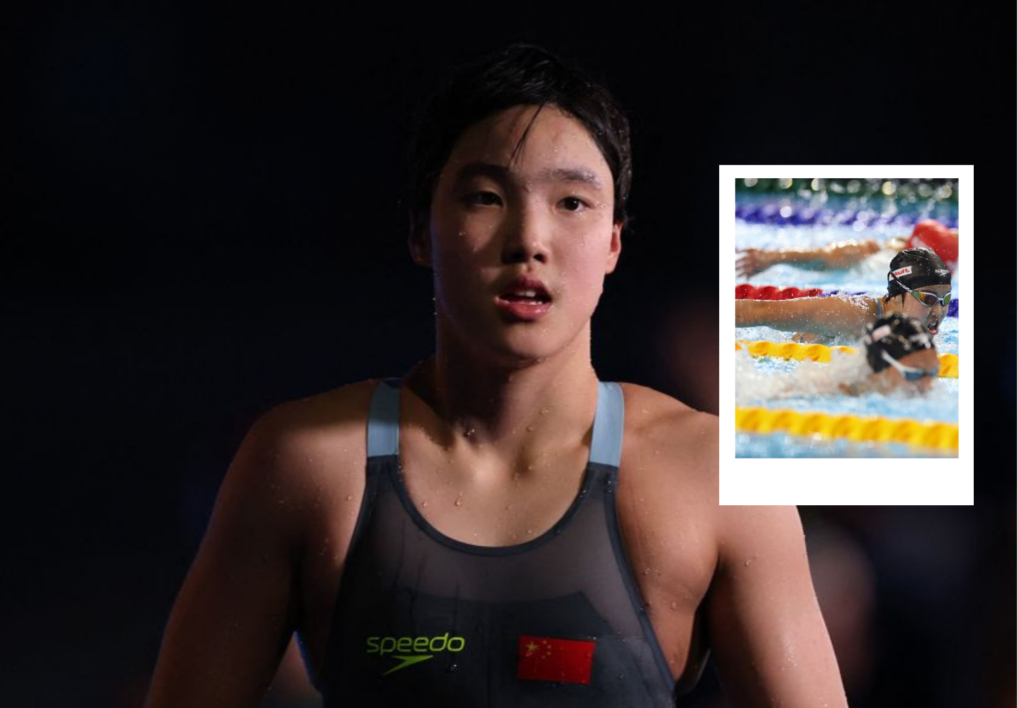 China’s 12-year-old Yu Zidi stuns swimming world as youngest ever World ...